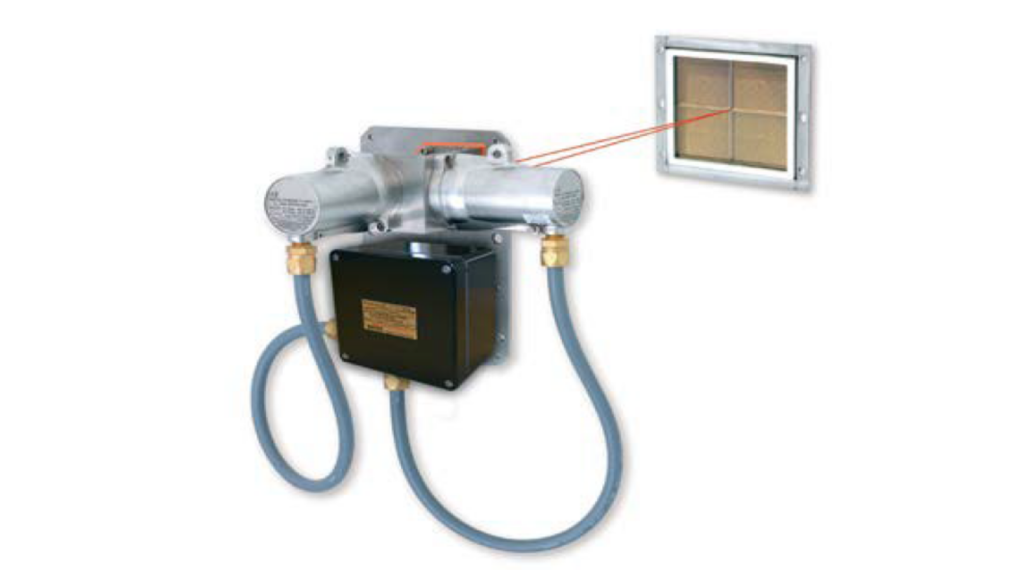 Honeywell Searchline Excel Cross-Duct InfraRed Flammable Gas Detector ...